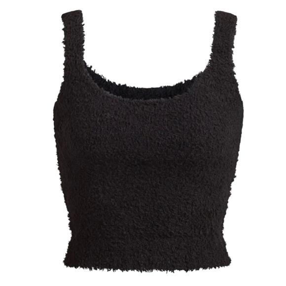 SKIMS | Tops | Skims Boucle Black Cozy Knit Tank Topl | Poshmark